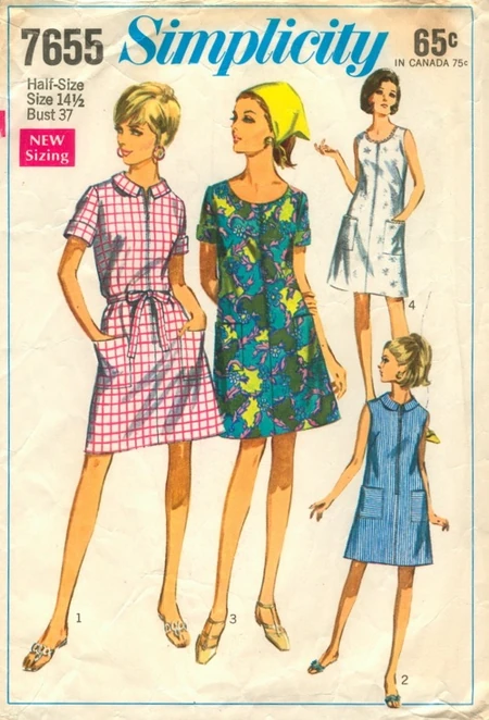 Simplicity 7655 | Vintage Sewing Patterns | Fandom
