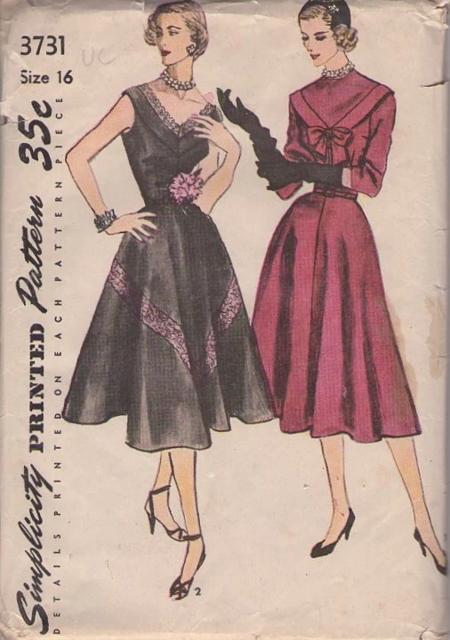 Simplicity 3731 | Vintage Sewing Patterns | Fandom