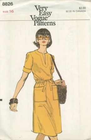 Vogue 8826 A | Vintage Sewing Patterns | Fandom