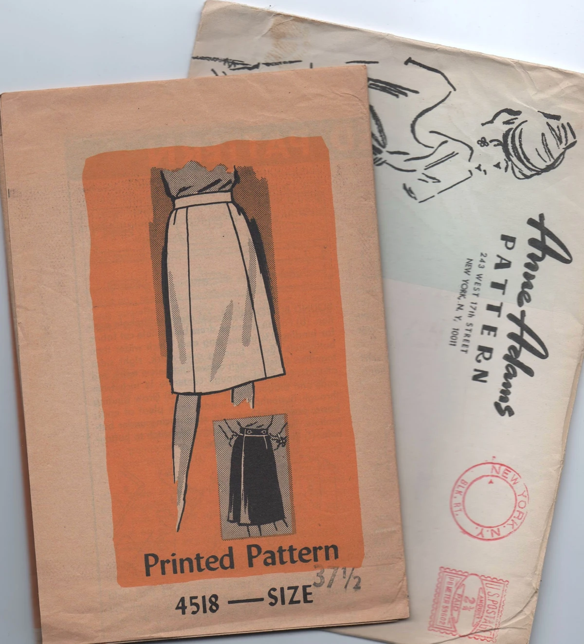 Anne Adams 4518 A | Vintage Sewing Patterns | Fandom