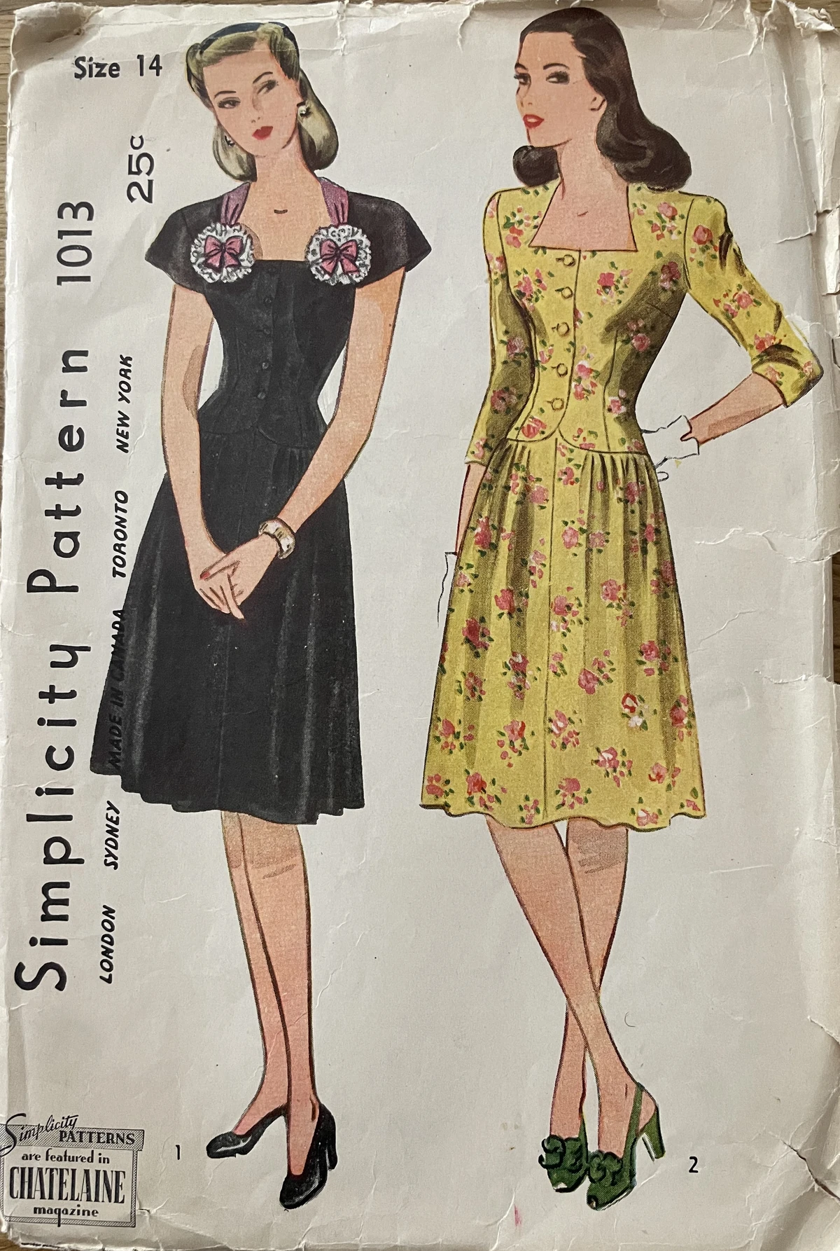 Simplicity 1013 A | Vintage Sewing Patterns | Fandom