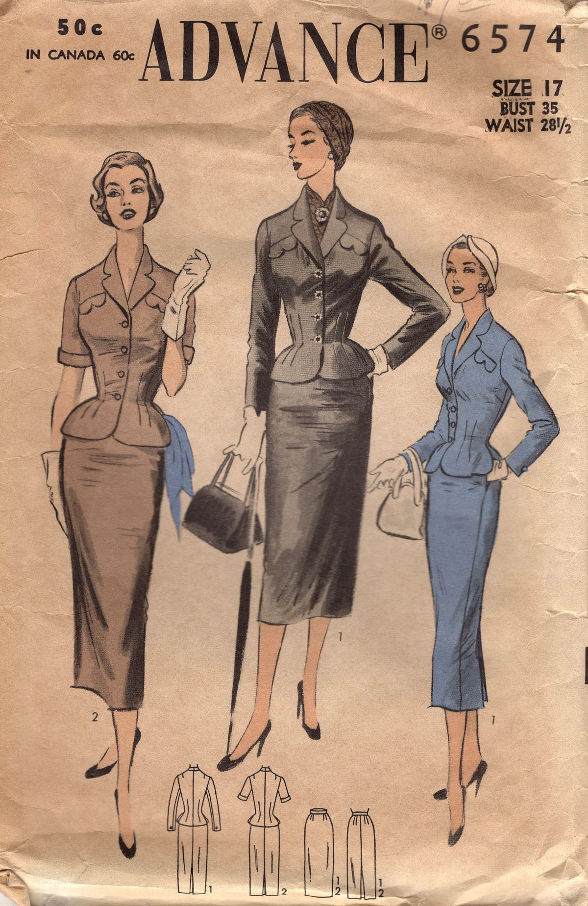 Advance 6574 | Vintage Sewing Patterns | Fandom