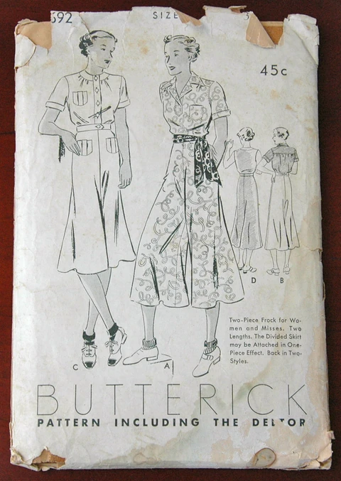 Butterick 6692 B | Vintage Sewing Patterns | Fandom