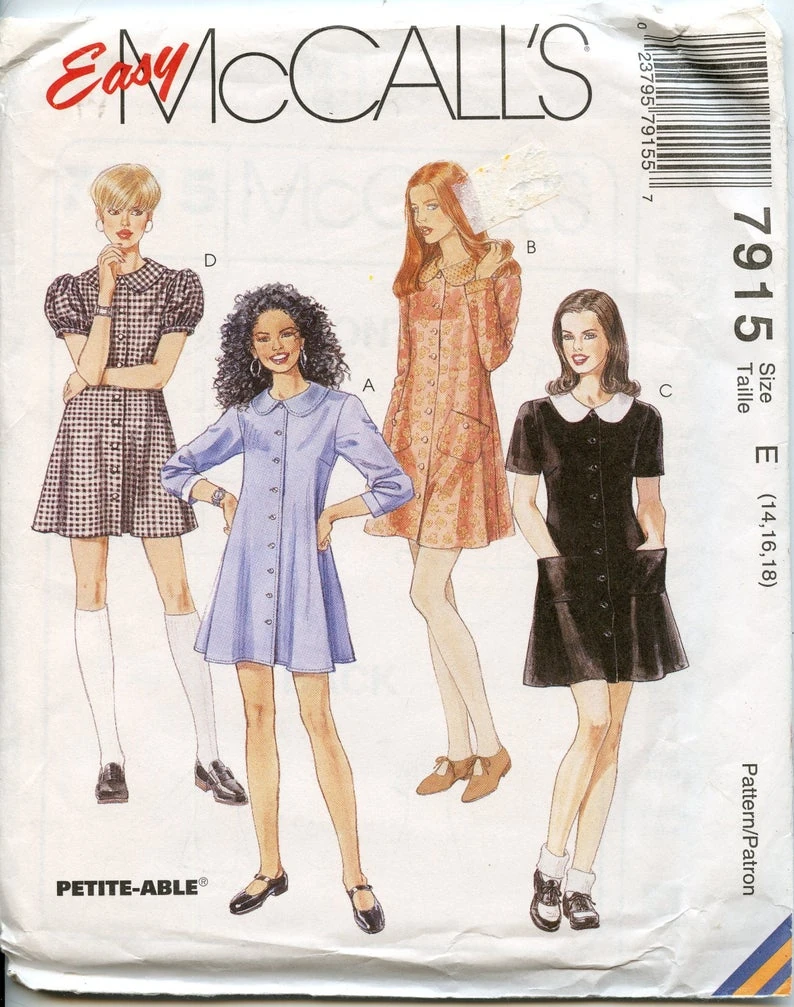 McCall's 7915 A | Vintage Sewing Patterns | Fandom