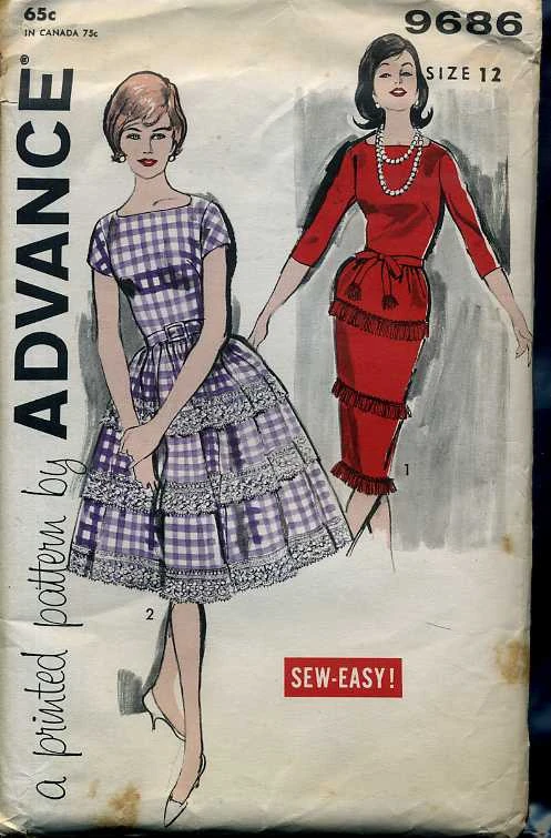 Advance 9686 | Vintage Sewing Patterns | Fandom