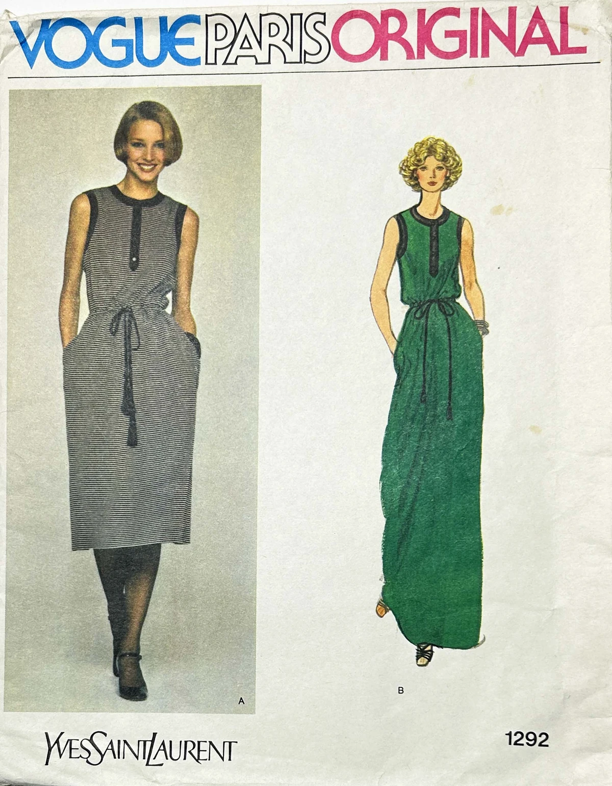 Vogue 1292 B | Vintage Sewing Patterns | Fandom