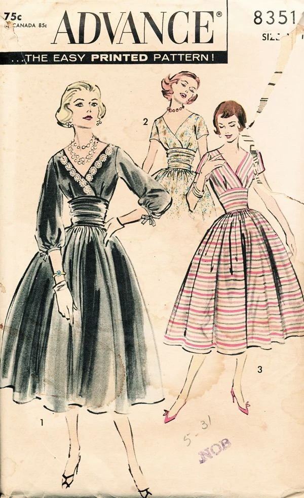 Advance 8351 | Vintage Sewing Patterns | Fandom