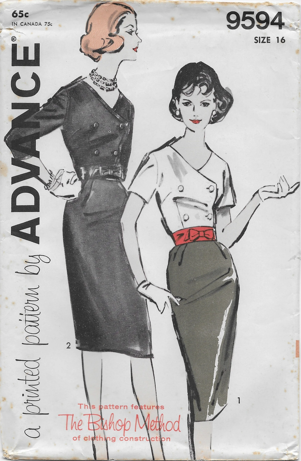 Advance 9594 | Vintage Sewing Patterns | Fandom