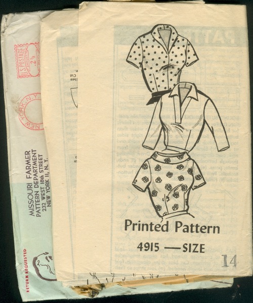 Mail Order 4915 | Vintage Sewing Patterns | Fandom Mail Order 4915 | Vintage Sewing Patterns | Fandom