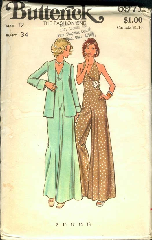 Butterick 6971 | Vintage Sewing Patterns | Fandom