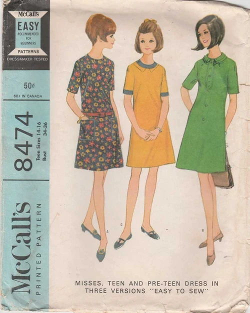 McCall's 8474 | Vintage Sewing Patterns | Fandom