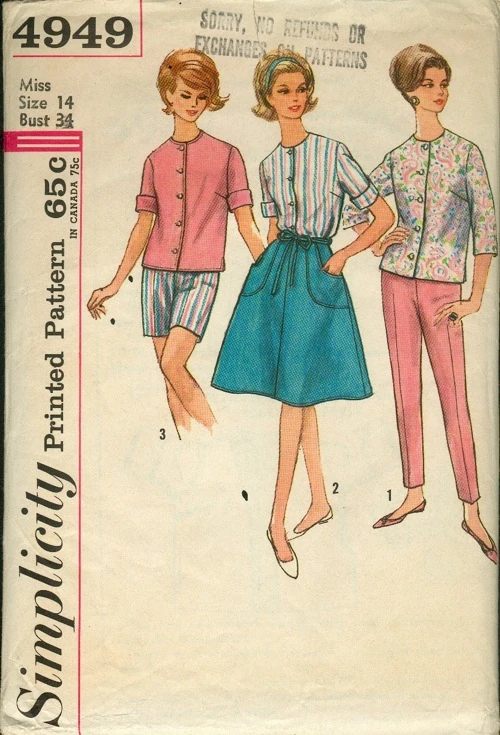 Simplicity 4949 A | Vintage Sewing Patterns | Fandom