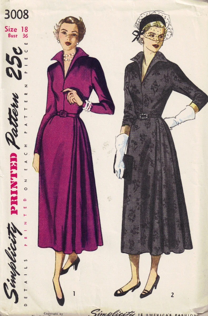 Simplicity 3008 B | Vintage Sewing Patterns | Fandom