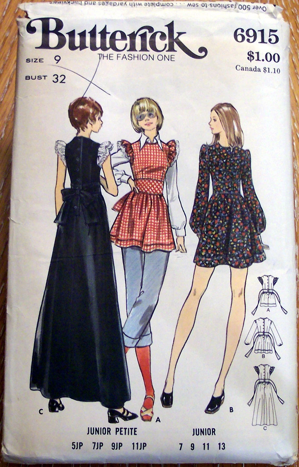 Butterick 6915 | Vintage Sewing Patterns | Fandom