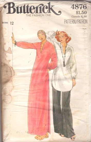 Butterick 4876 A | Vintage Sewing Patterns | Fandom