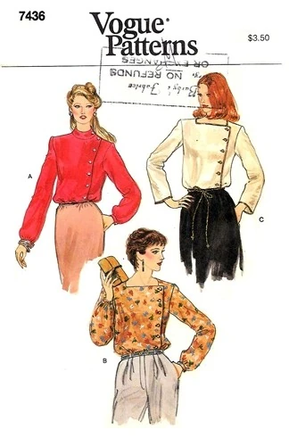 Vogue 7436 | Vintage Sewing Patterns | Fandom