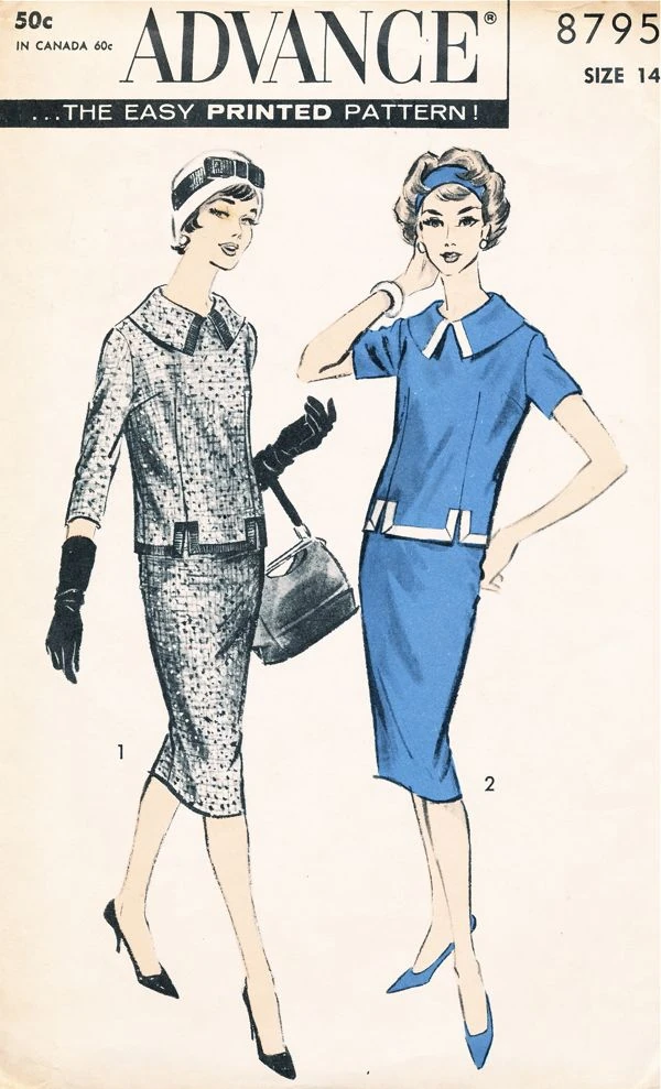 Advance 8795 | Vintage Sewing Patterns | Fandom