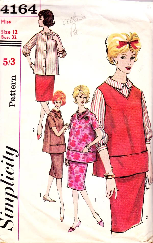 Simplicity 4164 A | Vintage Sewing Patterns | Fandom