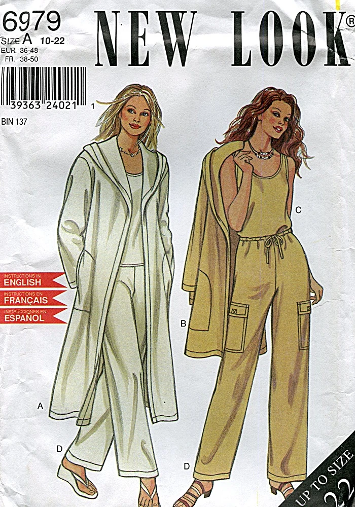 New Look 6979 A | Vintage Sewing Patterns | Fandom