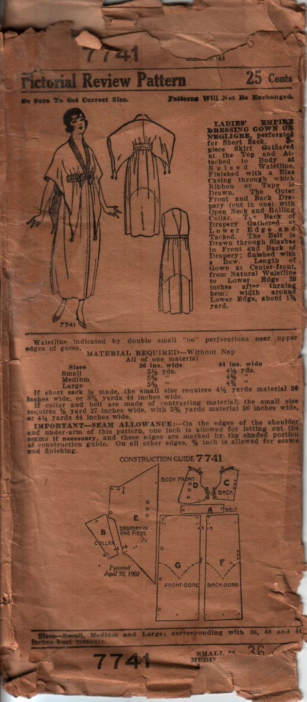 Pictorial Review 7741 | Vintage Sewing Patterns | Fandom