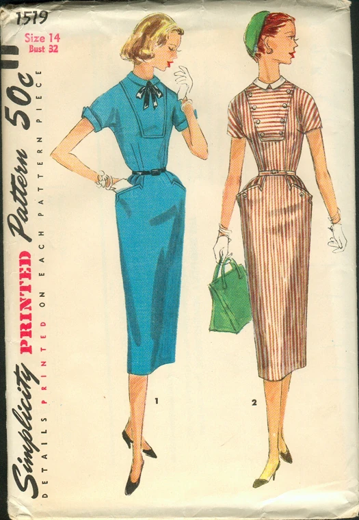 Simplicity 1519 | Vintage Sewing Patterns | Fandom