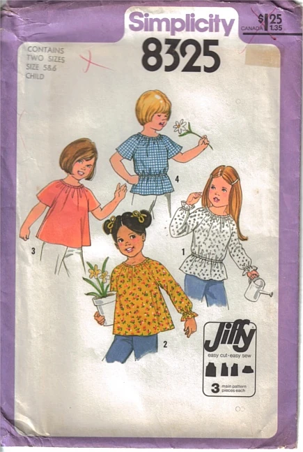 Simplicity 8325 | Vintage Sewing Patterns | Fandom