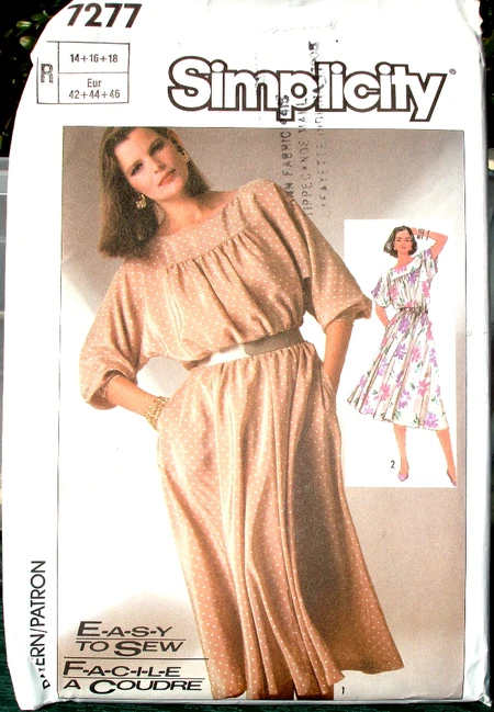 Simplicity 7277 | Vintage Sewing Patterns | Fandom