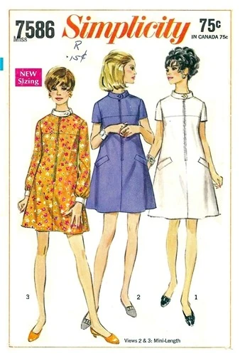 Simplicity 7586 A | Vintage Sewing Patterns | Fandom