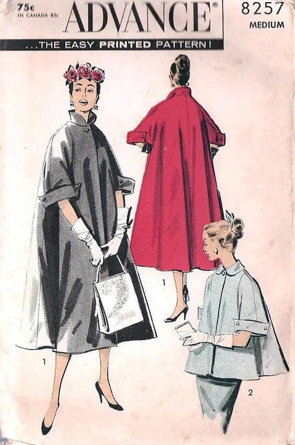 Advance 8257 | Vintage Sewing Patterns | Fandom