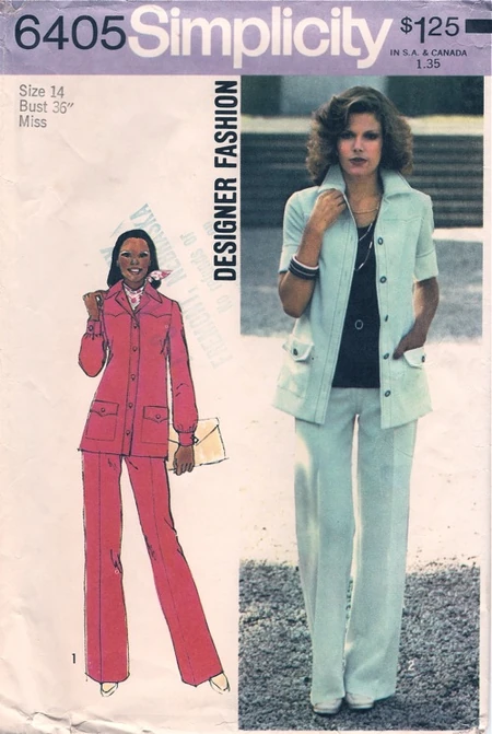 Simplicity 6405 A | Vintage Sewing Patterns | Fandom