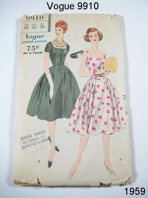 Vogue 9910 | Vintage Sewing Patterns | Fandom