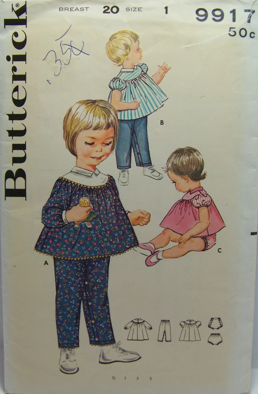 Butterick 9917 | Vintage Sewing Patterns | Fandom