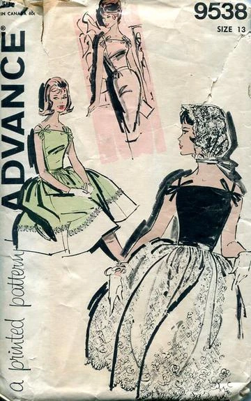 Advance 9538 | Vintage Sewing Patterns | Fandom