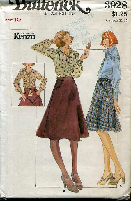 Butterick 3928 | Vintage Sewing Patterns | Fandom