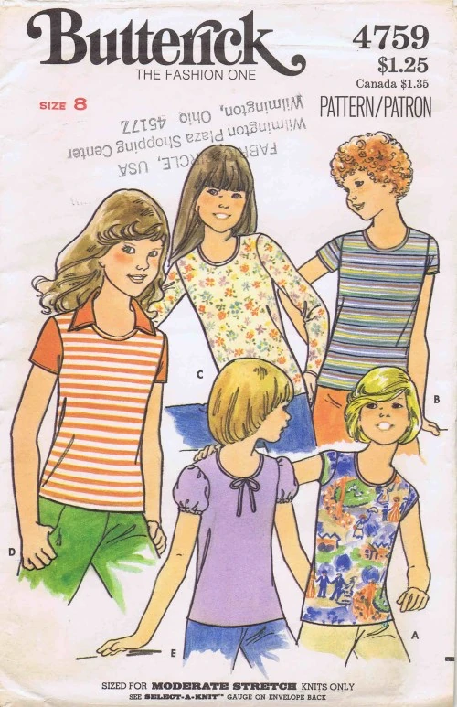 Butterick 4759 B | Vintage Sewing Patterns | Fandom