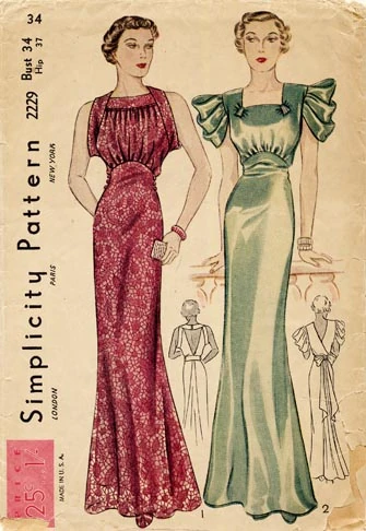 Simplicity 2229 A | Vintage Sewing Patterns | Fandom