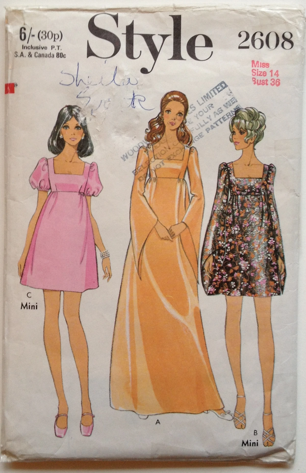 Style 2608 | Vintage Sewing Patterns | Fandom