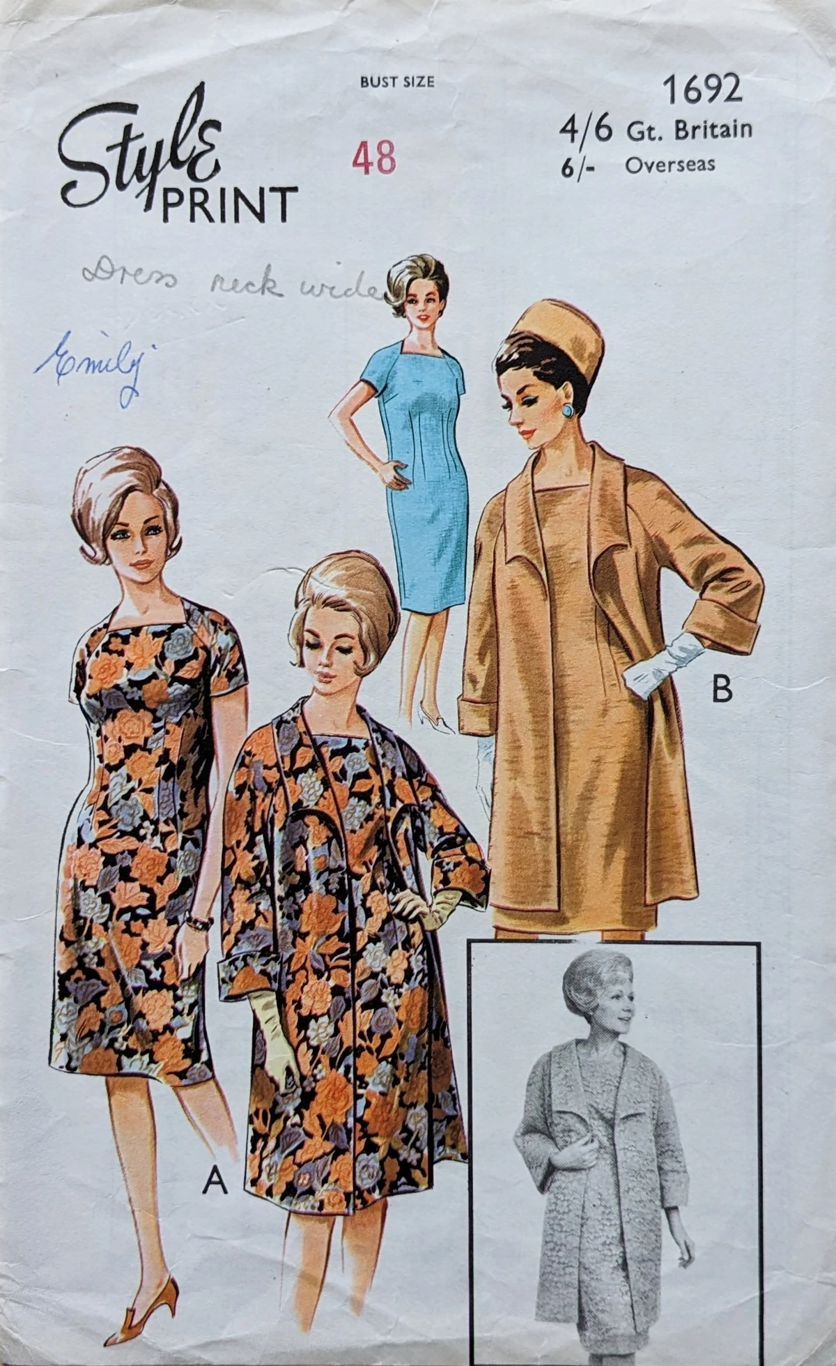 Style 1692 A | Vintage Sewing Patterns | Fandom