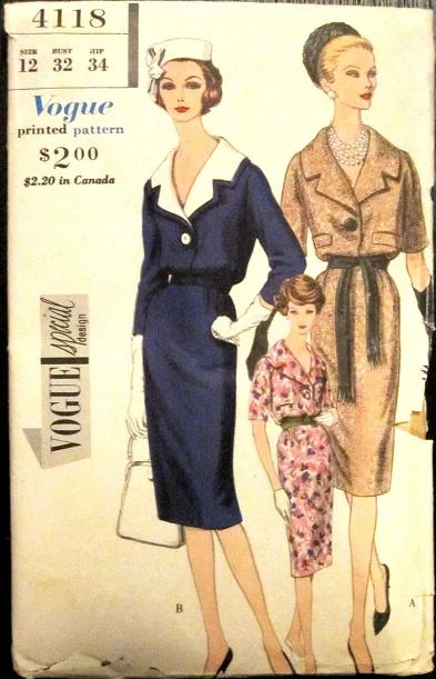 Vogue 4118 | Vintage Sewing Patterns | Fandom