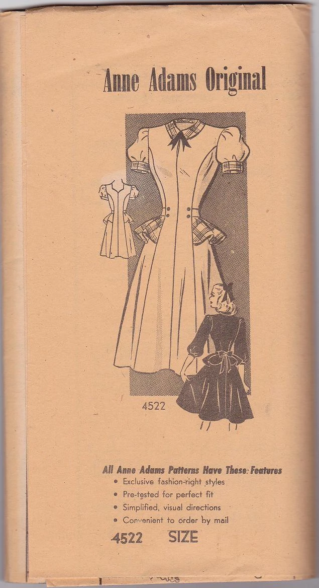 Anne Adams 4522 A | Vintage Sewing Patterns | Fandom