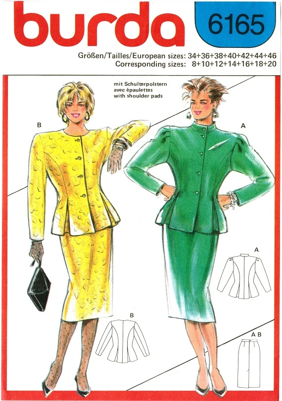 Burda 6165 | Vintage Sewing Patterns | Fandom
