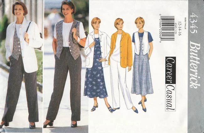 Butterick 4345 C | Vintage Sewing Patterns | Fandom