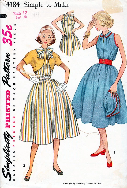 Simplicity 4184 A | Vintage Sewing Patterns | Fandom