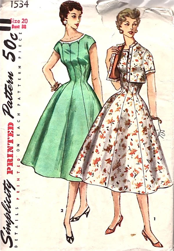 Simplicity 1534 A | Vintage Sewing Patterns | Fandom