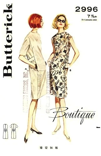 Butterick 2996 | Vintage Sewing Patterns | Fandom