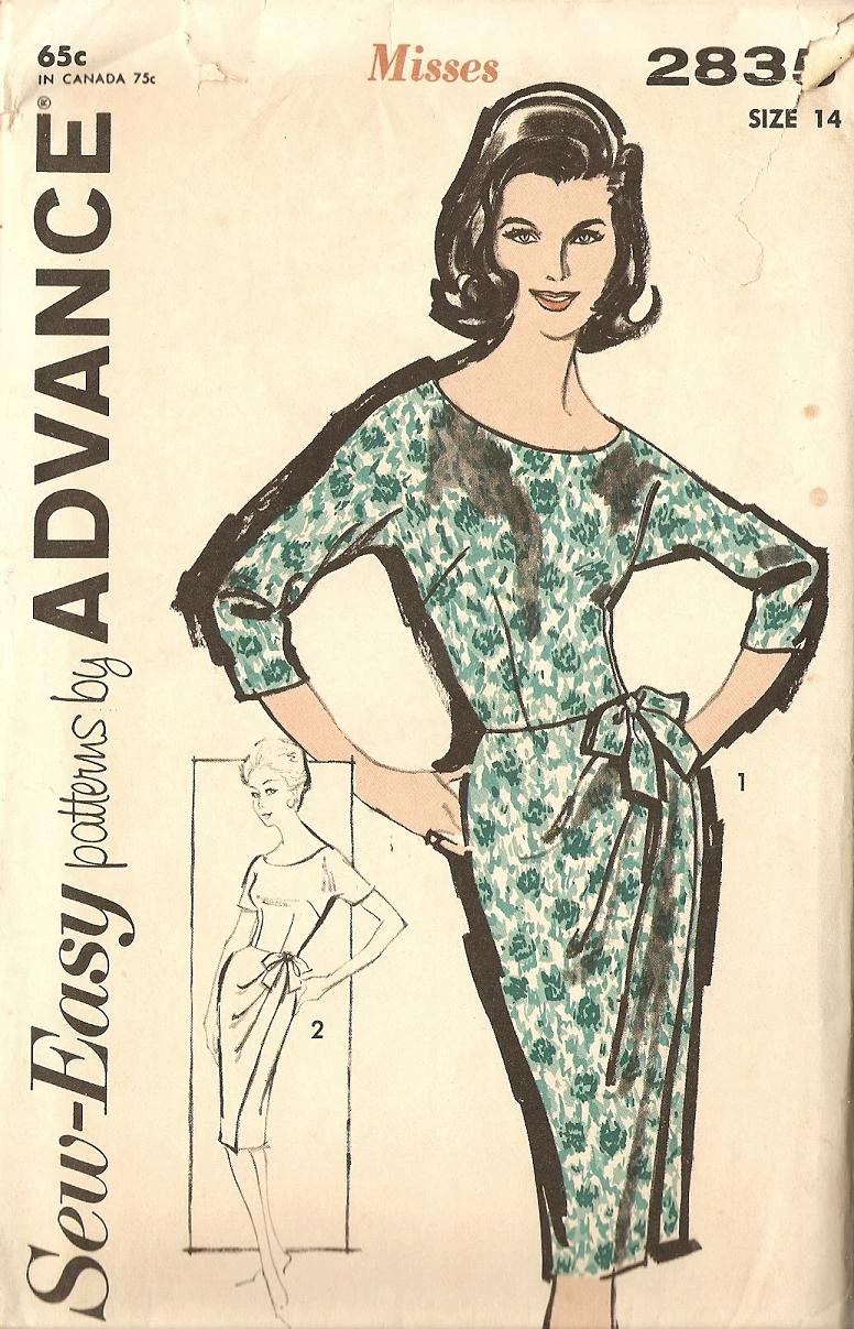 Advance 2835 | Vintage Sewing Patterns | Fandom