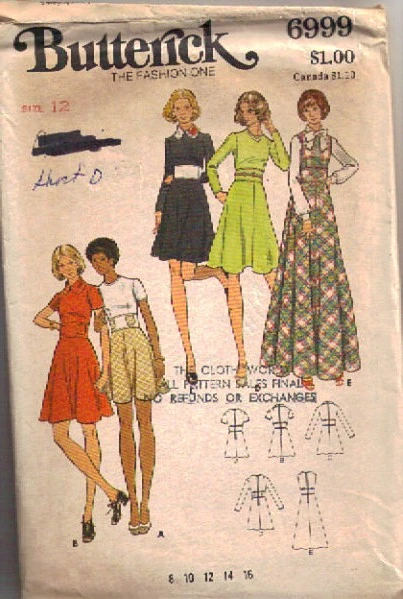 Butterick 6999 A | Vintage Sewing Patterns | Fandom