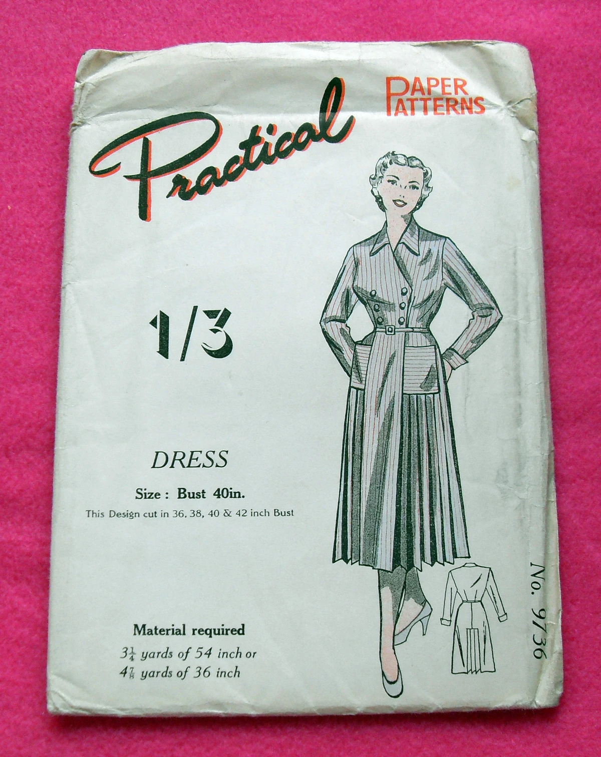 Practical 9736 | Vintage Sewing Patterns | Fandom