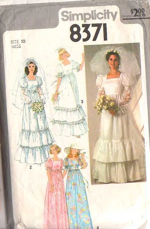 Simplicity 8371 | Vintage Sewing Patterns | Fandom