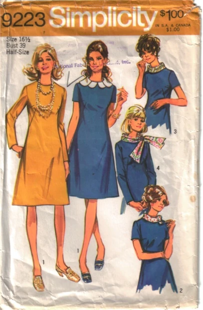 Simplicity 9223 | Vintage Sewing Patterns | Fandom